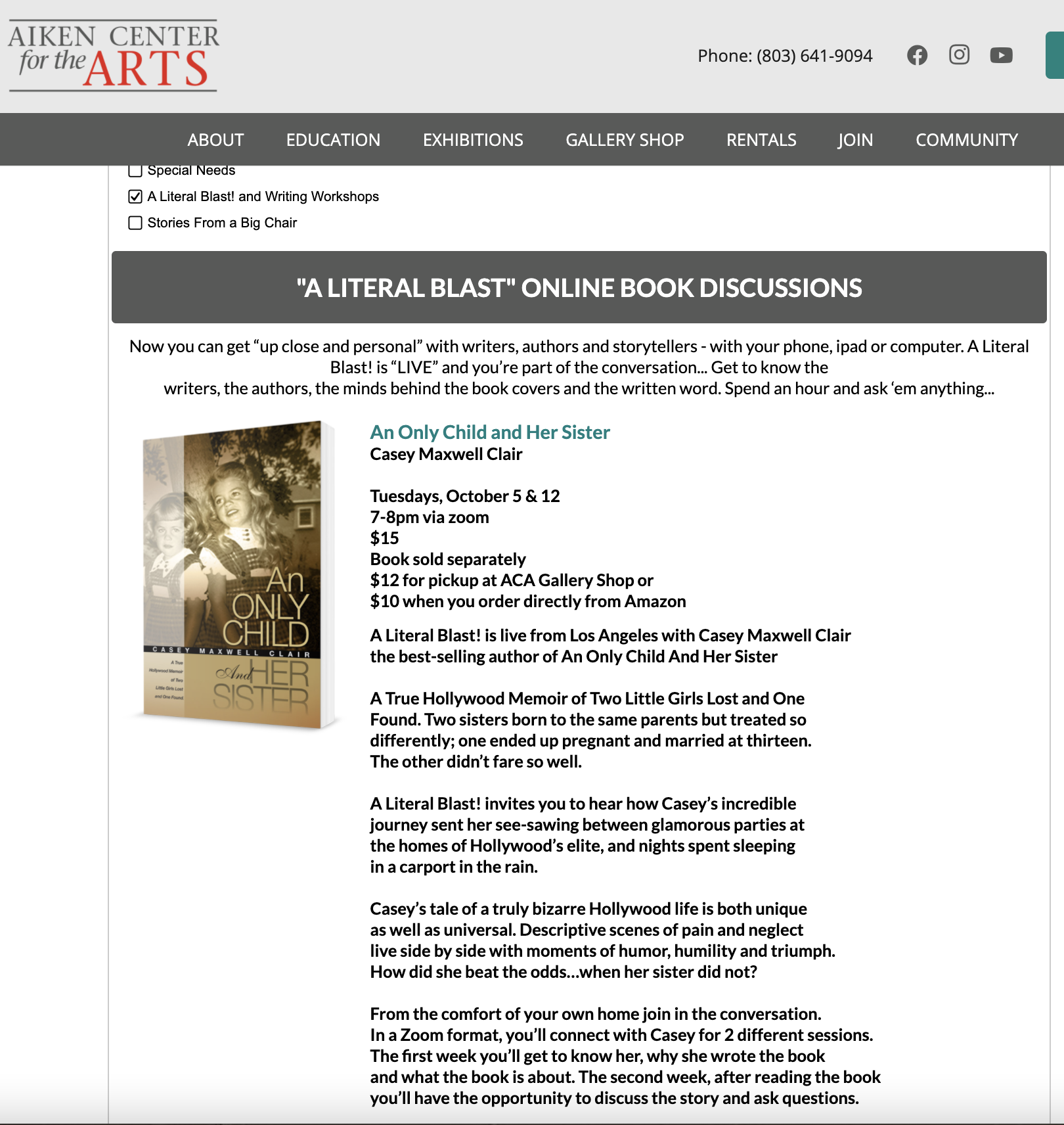 Speaking - Casey Maxwell Clair